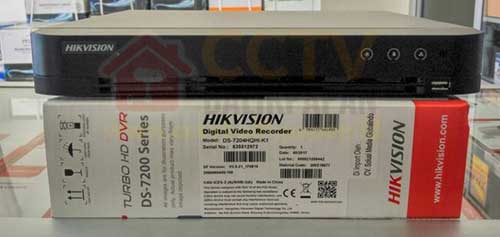 DVR CCTV HIKVISION 7204HQHI-K1 4 Channel 2 MP 1080 P
