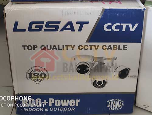 Jual Kabel CCTV RG6 Plus Power LGSat Untuk Outdoor dan Indoor